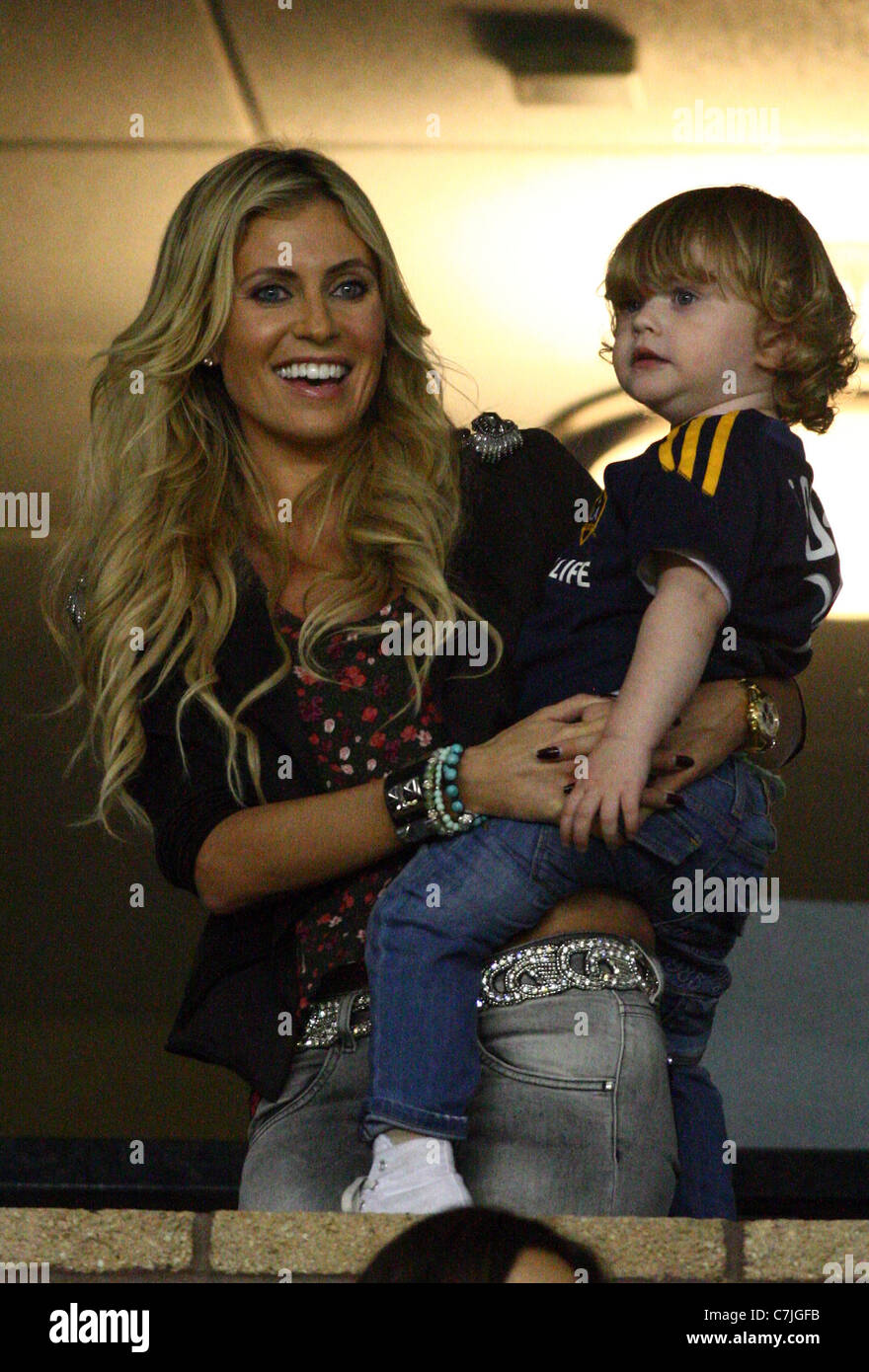 CLAUDINE PALMER & ROBERT RONAN KEANE JR. LA GALAXY V VANCOUVER WHITE ...