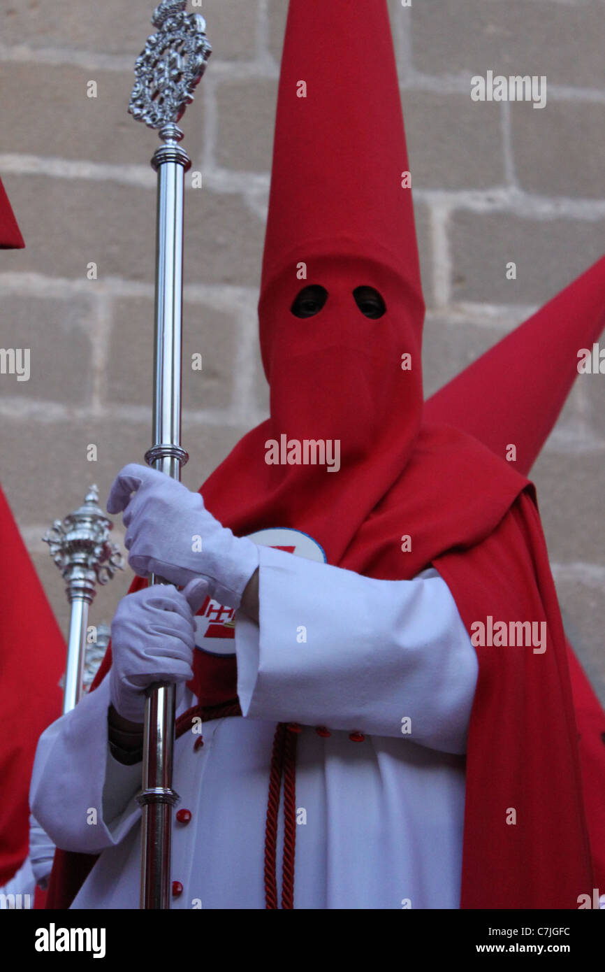 Andalucia, Spain, The Pentitents (Nazarenos)Holy week processions in ...