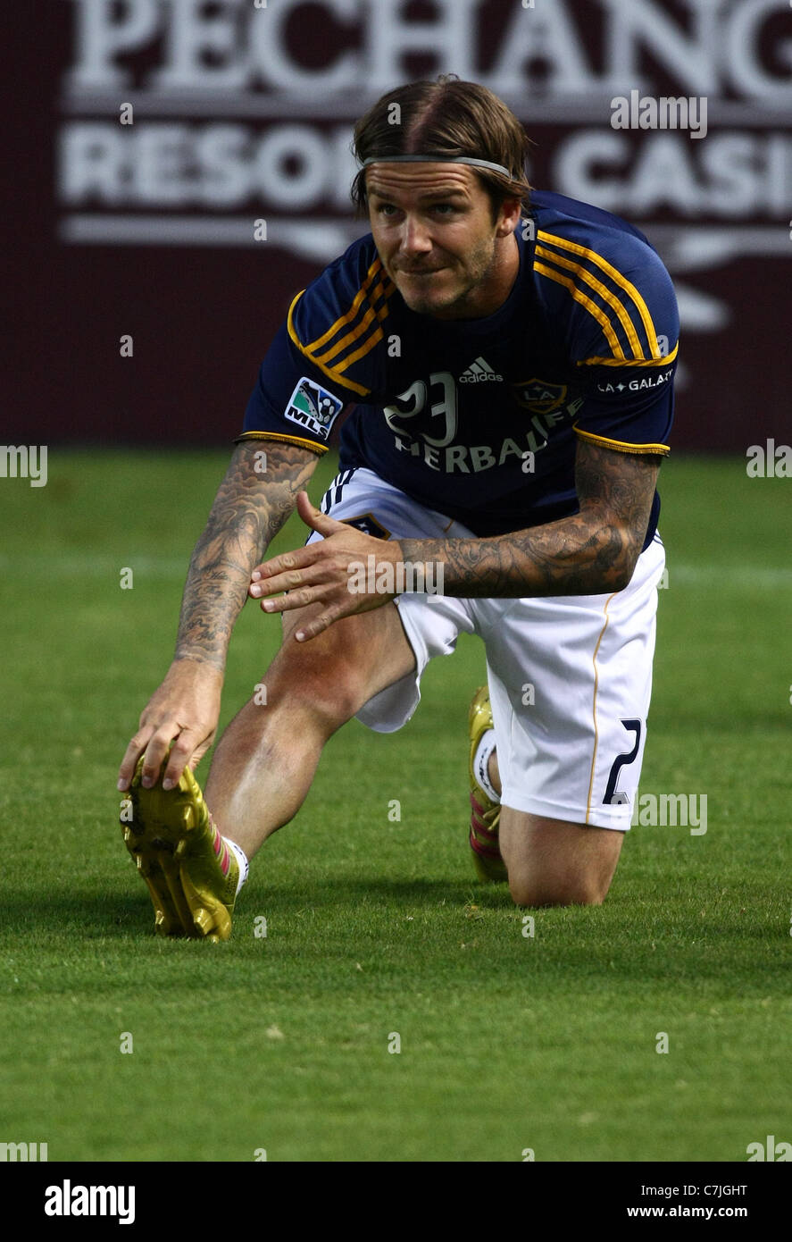 DAVID BECKHAM LA GALAXY V VANCOUVER WHITE CAPS CARSON LOS ANGELES CA ...
