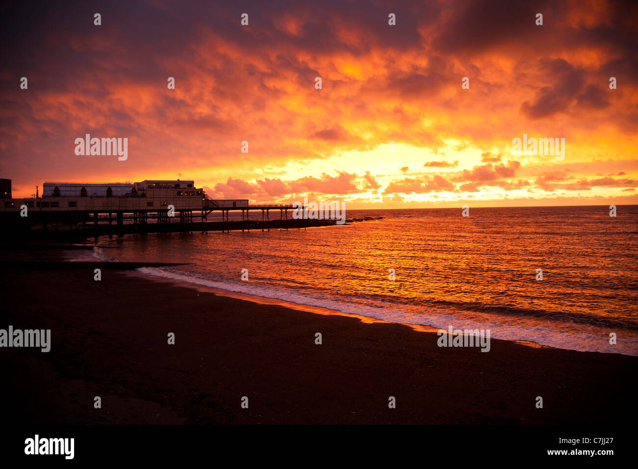 Sunset aberystwyth wales hi-res stock photography and images - Alamy