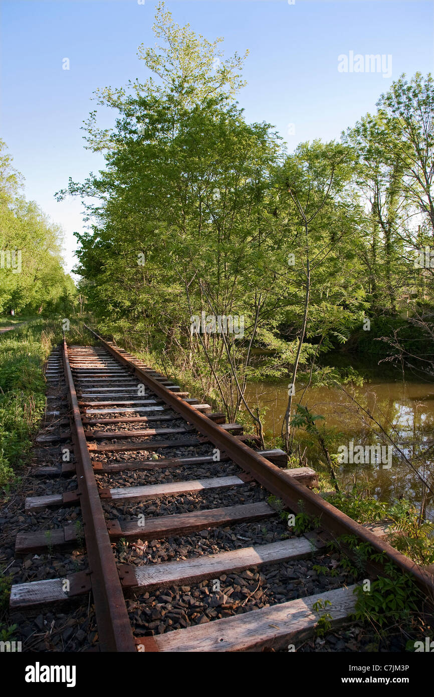 Abandoned Railroad Tracks Stock Photo - Alamy