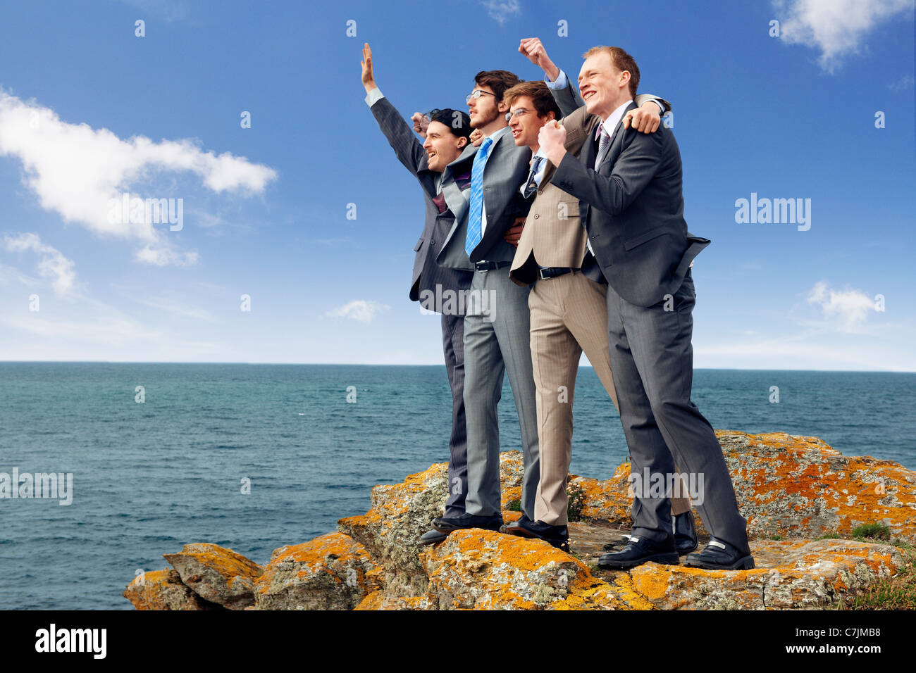 Man waving his fist hi-res stock photography and images - Alamy