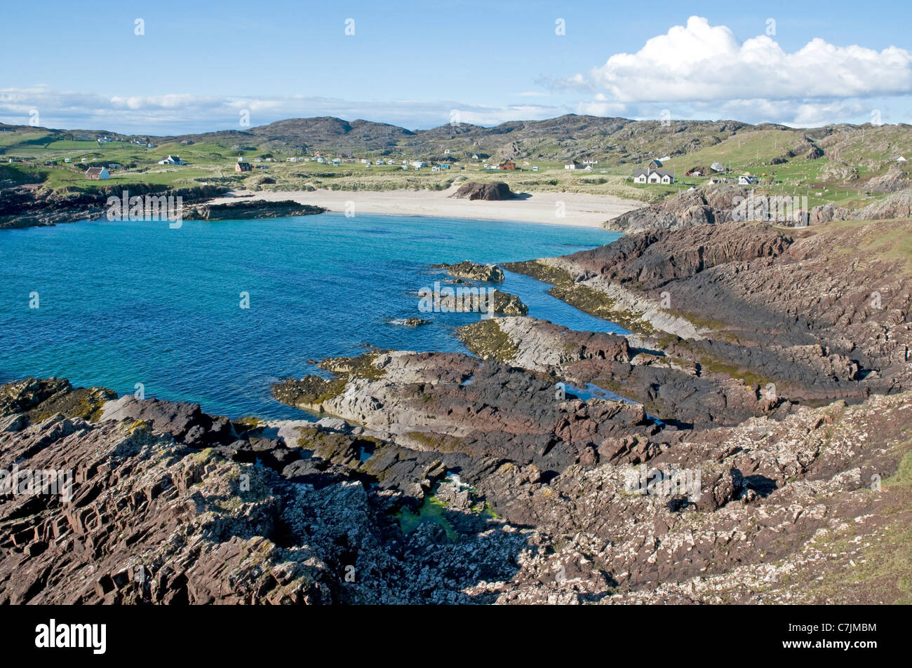 Clachtoll Bay on Scotland's northwest coast Stock Photo - Alamy