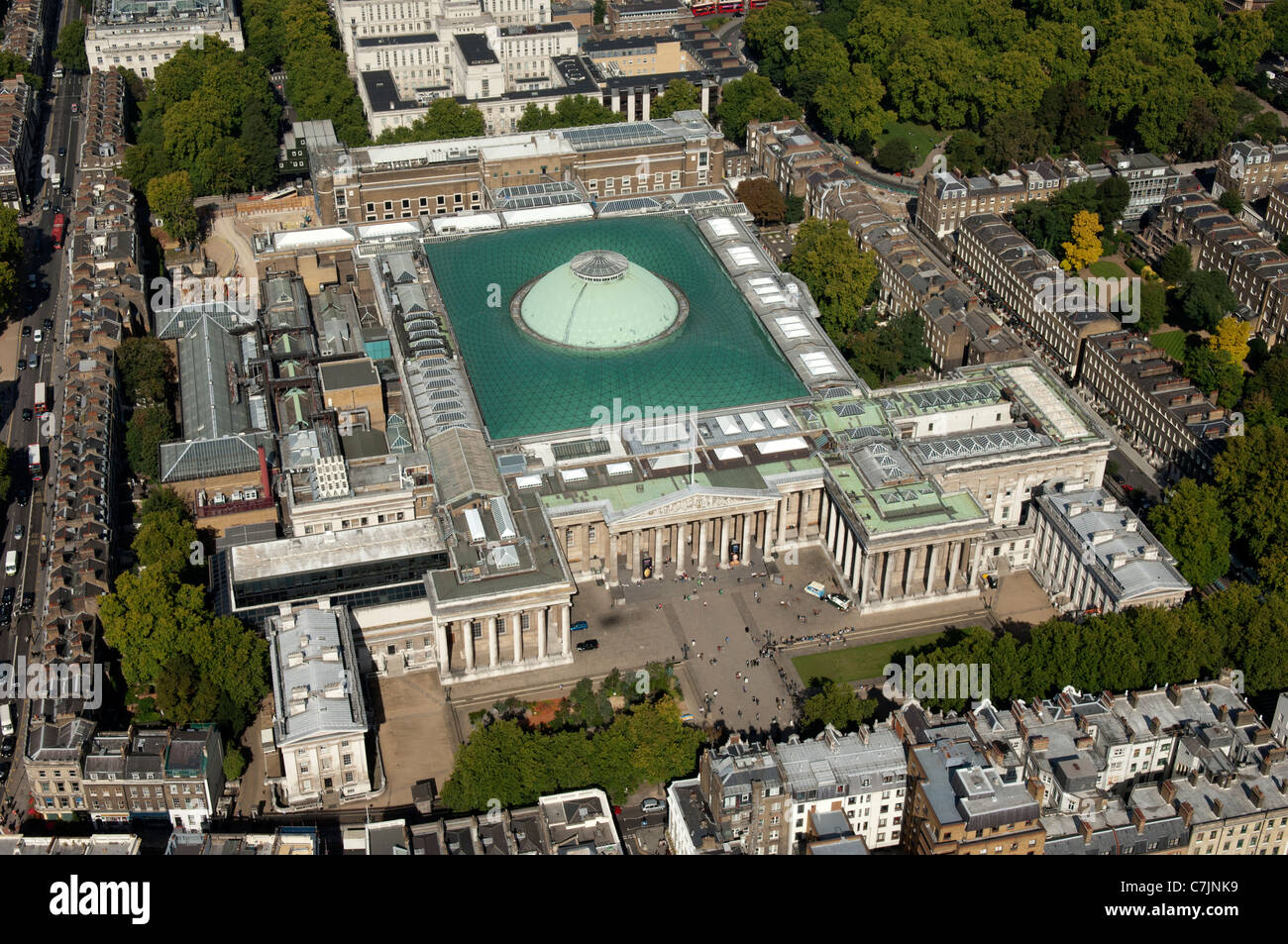 An aerial view of the British Museum Stock Photo - Alamy