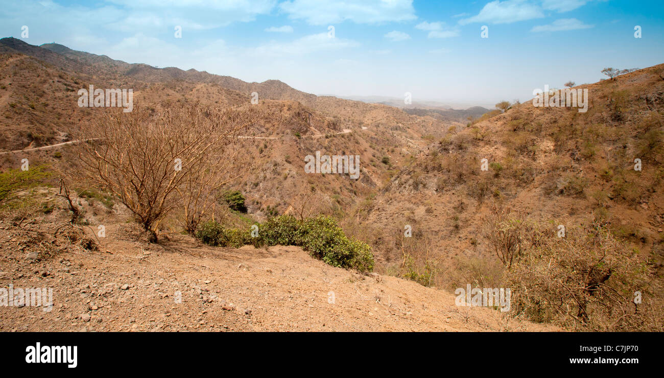Breathtaking scenery on the road between Dessie and Woldia in Northern ...