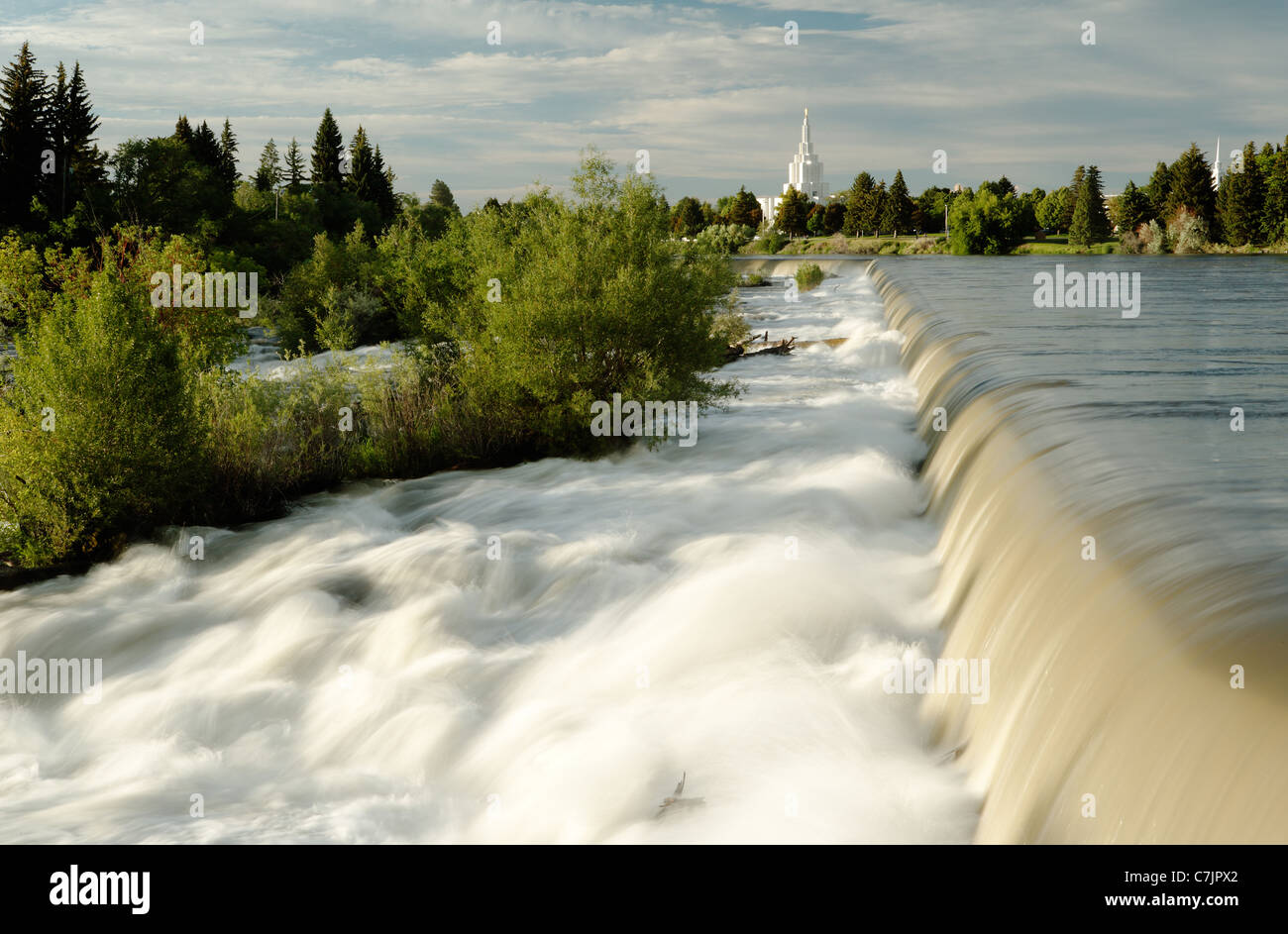 Idaho falls temple hi-res stock photography and images - Alamy