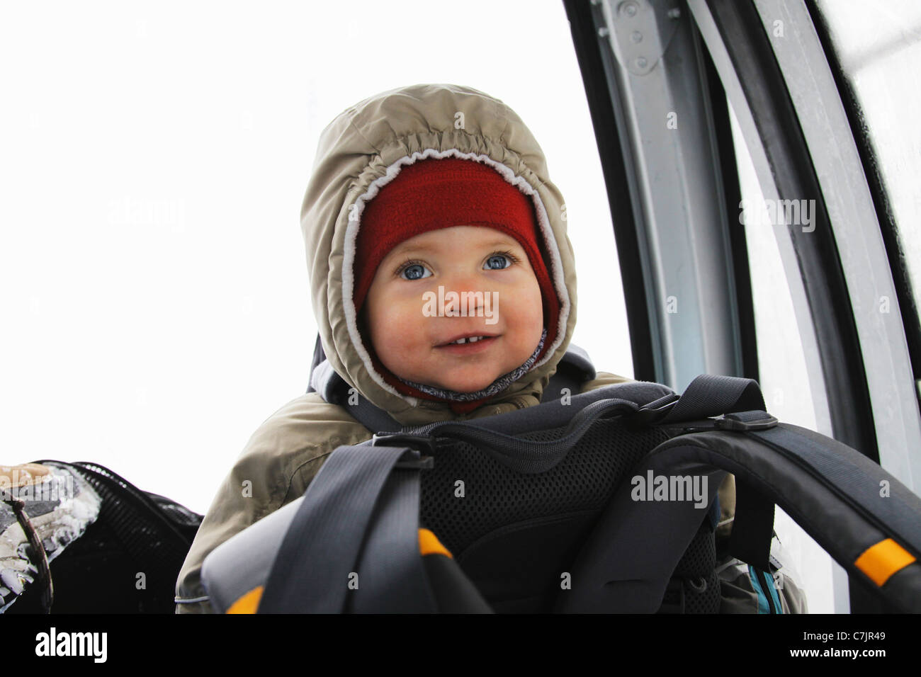 Child wearing ski gear Stock Photo - Alamy