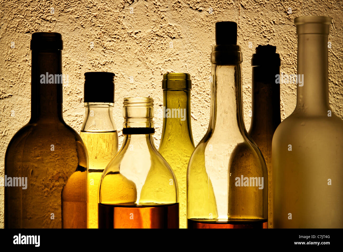 Three bottles in a bar hi-res stock photography and images - Alamy