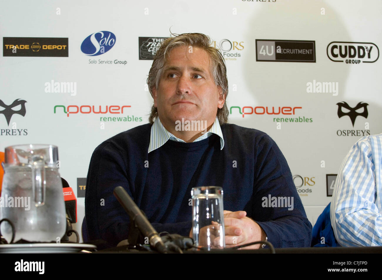 Scott Johnson is unveiled as the new coach of the Ospreys rugby team at ...