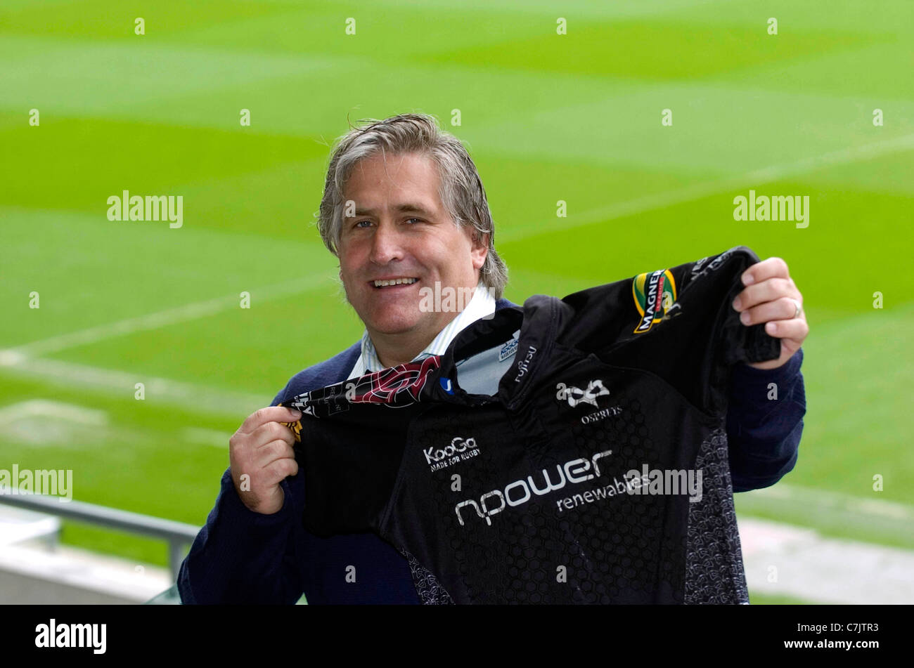 Scott Johnson is unveiled as the new coach of the Ospreys rugby team at ...