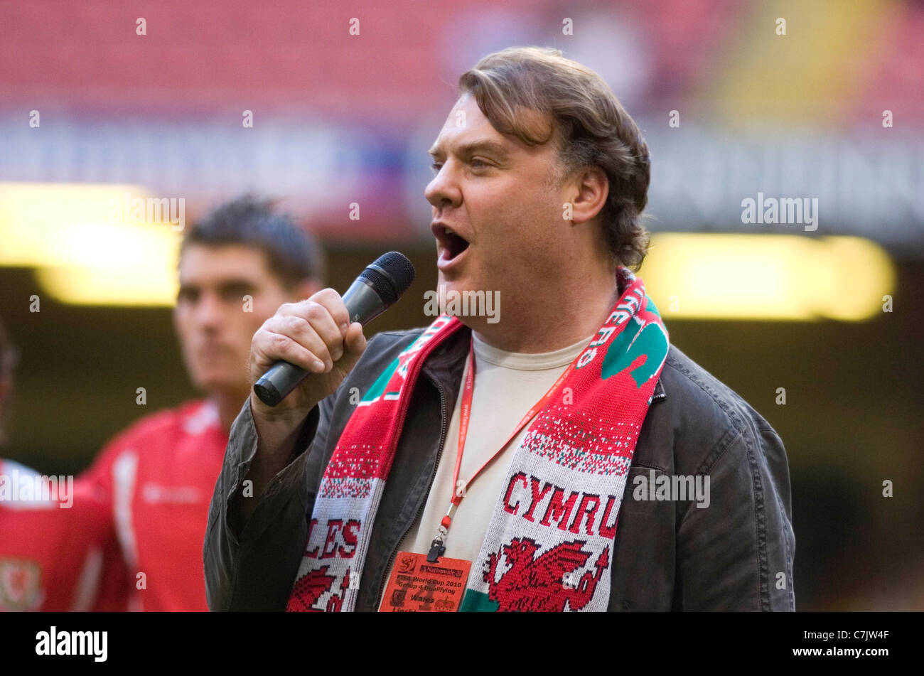 Bryn Terfel CBE, Welsh bass-baritone opera singer in full voice with a ...