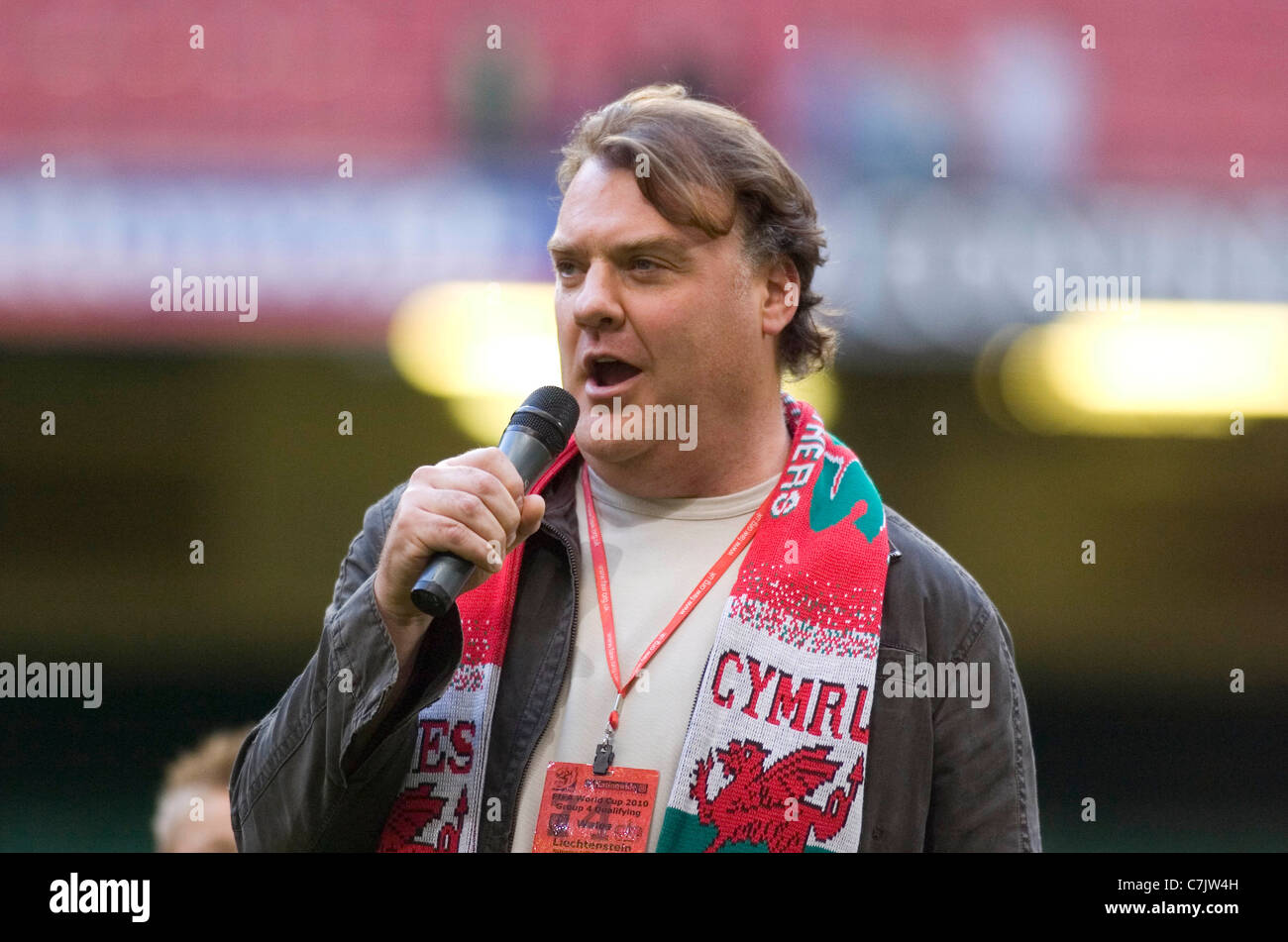 Bryn Terfel CBE, Welsh bass-baritone opera singer in full voice with a ...