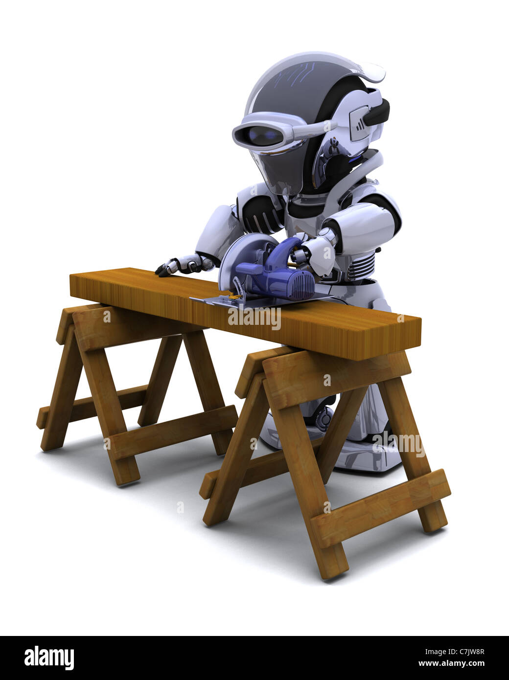 Cutting by robot Cut Out Stock Images & Pictures - Alamy