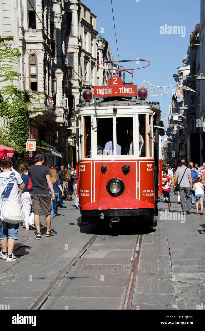 Turkey, Istanbul, Beyoglu district. Heart of modern Istanbul, popular ...