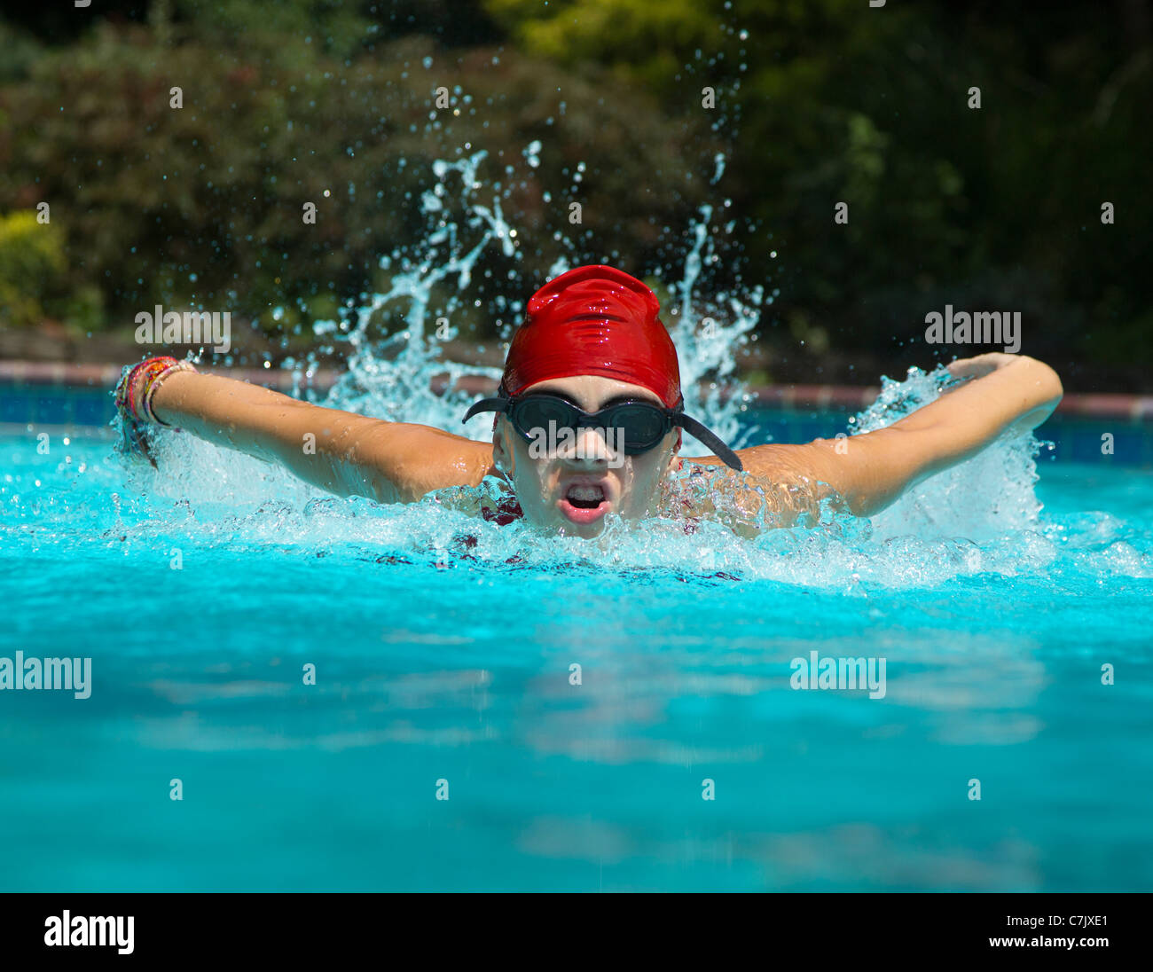 14 year old swimming hi-res stock photography and images - Alamy