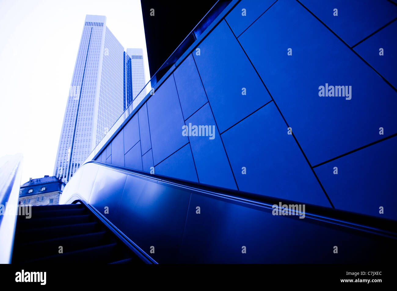 Corporate buildings in perspective Stock Photo - Alamy