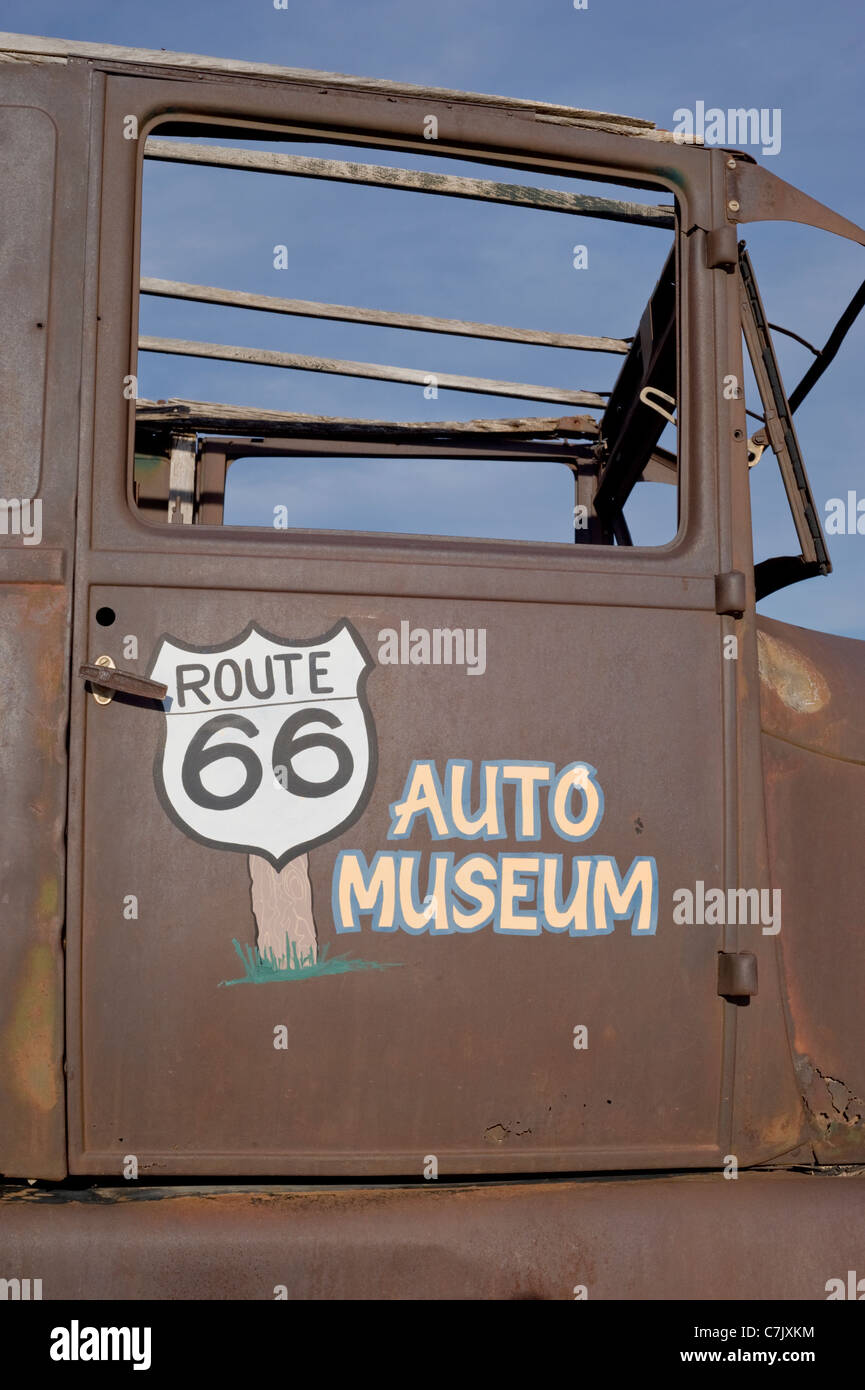 The Route 66 Auto Museum contains dozens of vintage and classic cars ...