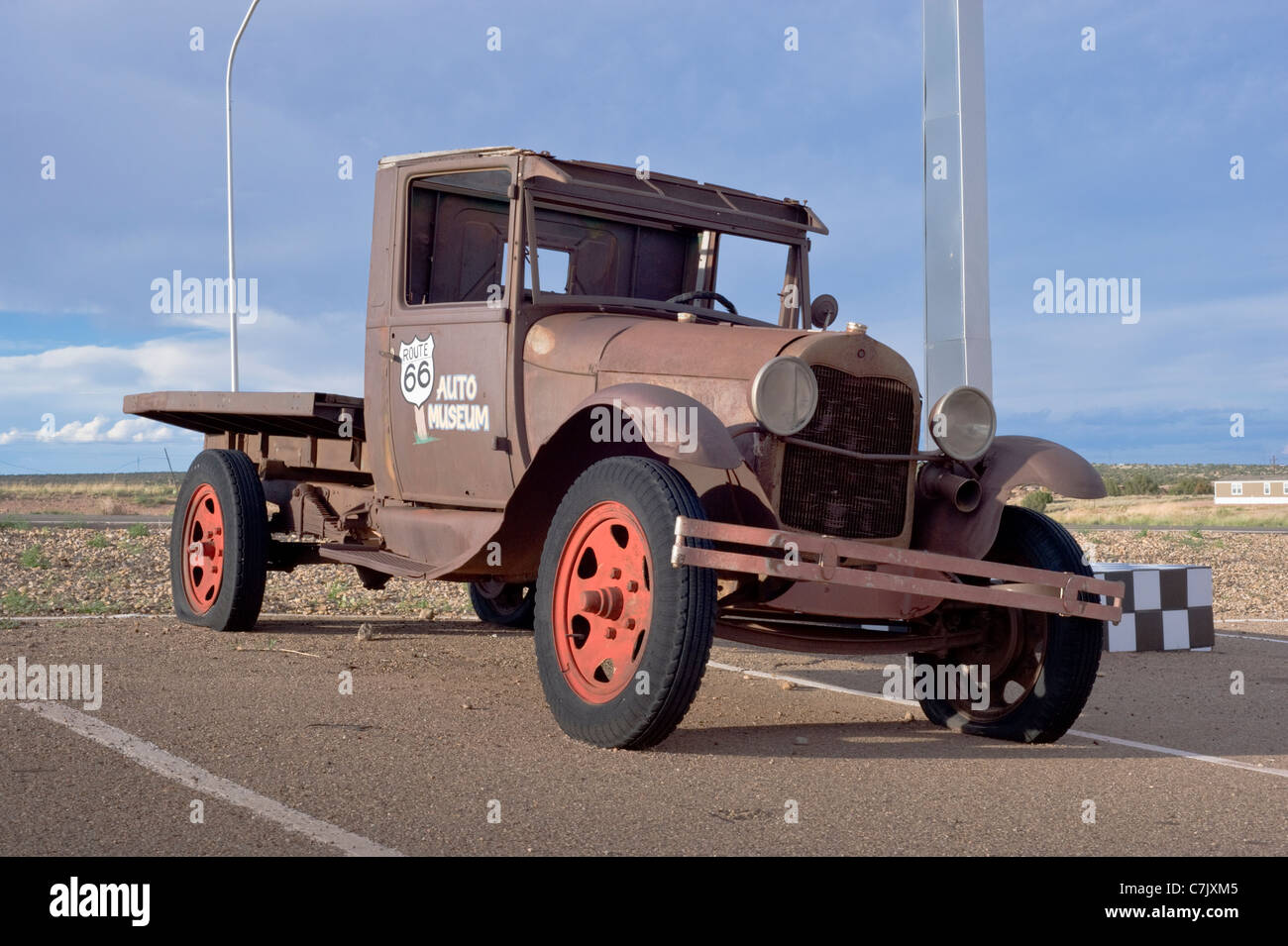 The Route 66 Auto Museum contains dozens of vintage and classic cars ...