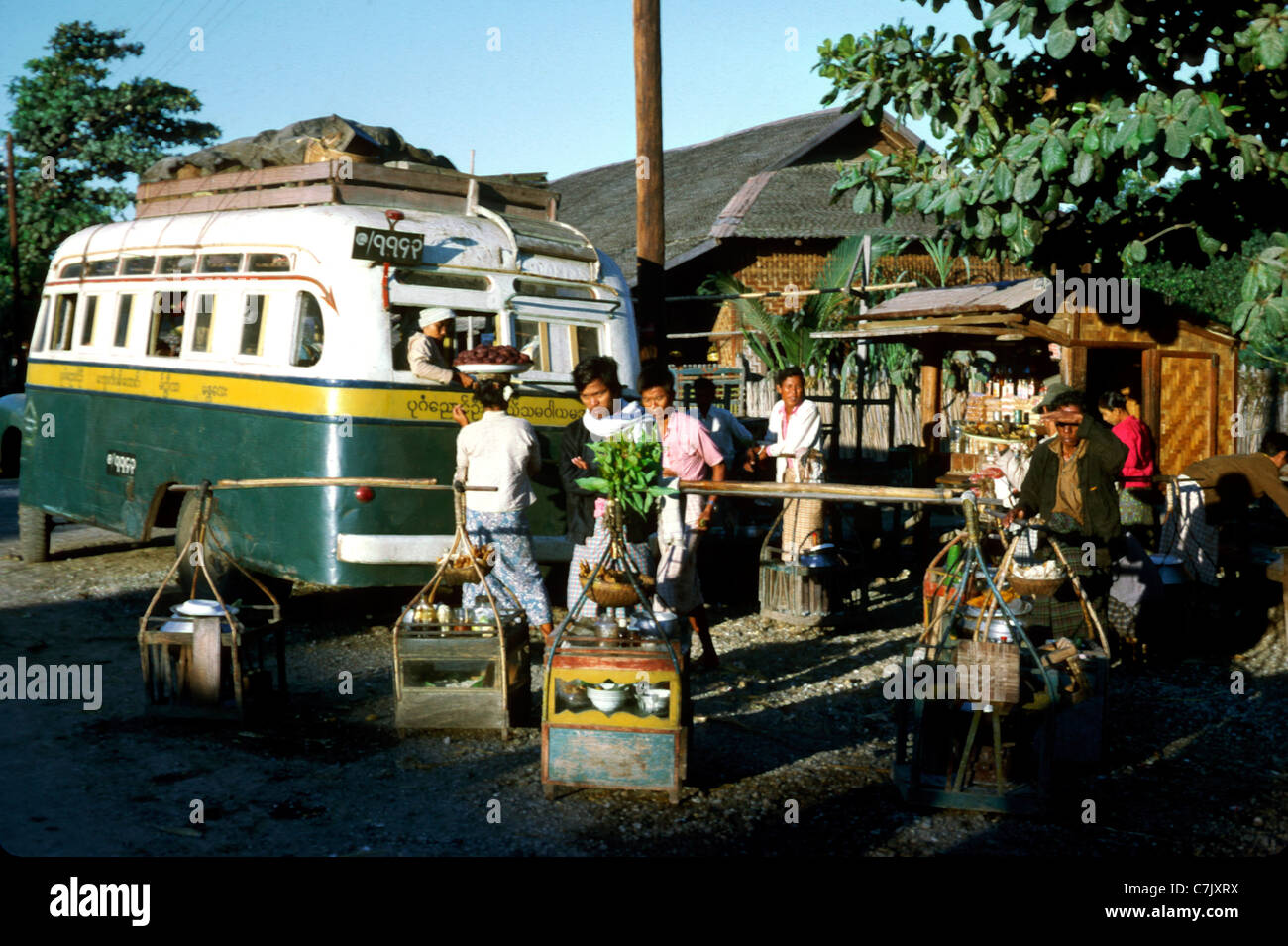 Overloaded transport bagan myanmar hi-res stock photography and images ...