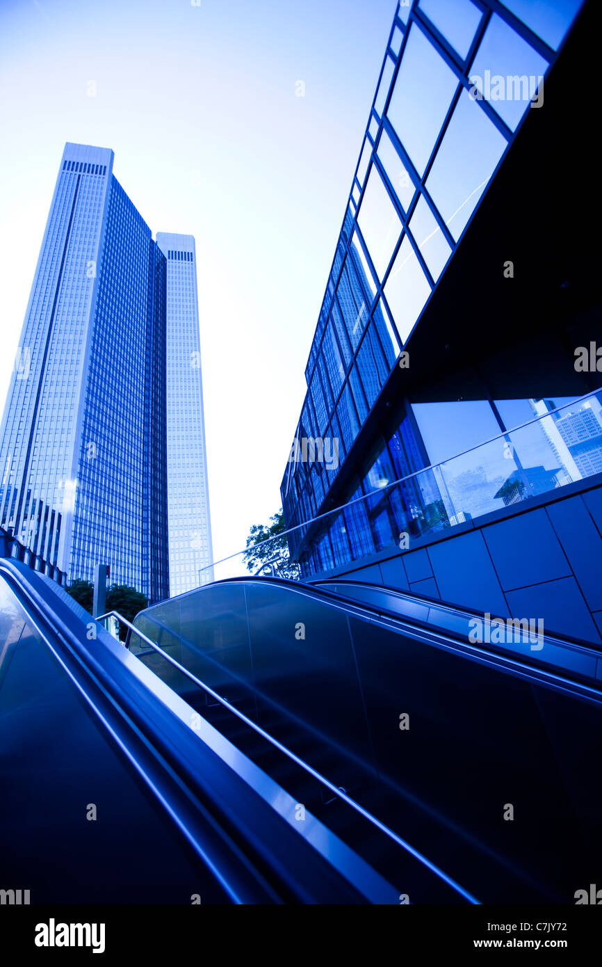 Corporate buildings in perspective Stock Photo - Alamy