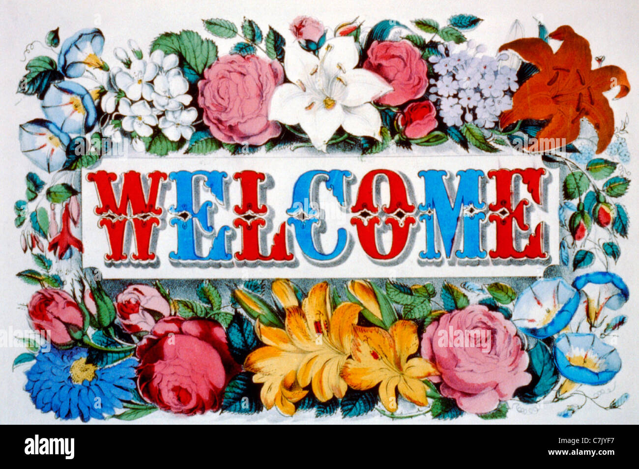 Welcome illustration hi-res stock photography and images - Alamy