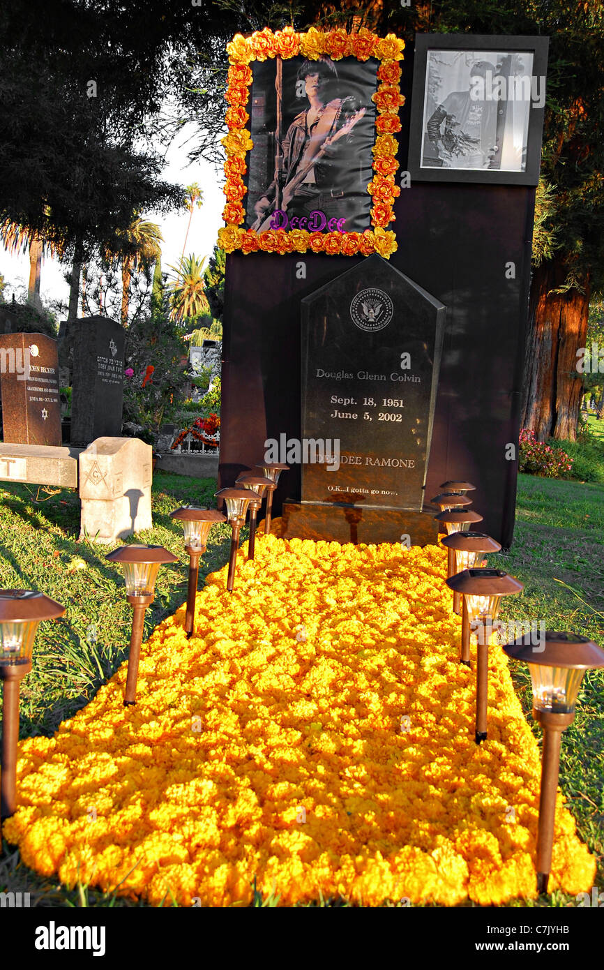 Dee Dee Ramone, Dia de Los Muertos, Day of the Dead, Hollywood Forever ...
