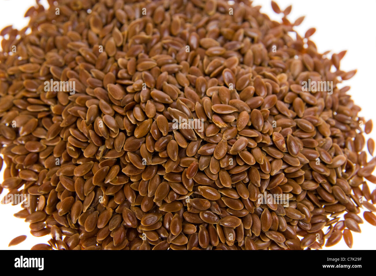 Closeup pile flaxseed grain hi-res stock photography and images - Alamy