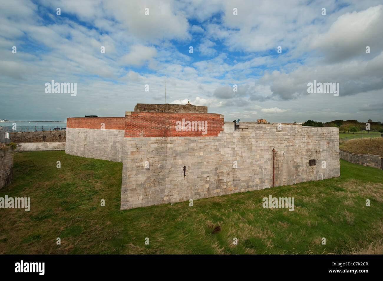 Southsea Castle, a Tudor structure originally built in the reign of ...