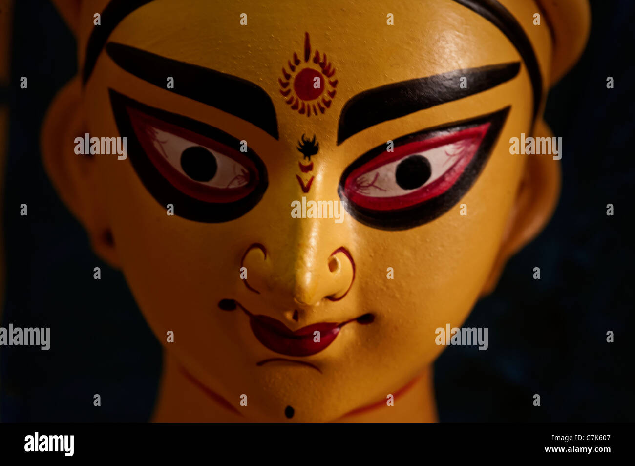 Girl as durga hi-res stock photography and images - Alamy
