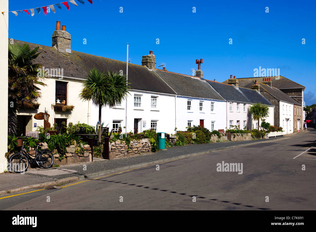 Hugh town st marys old town hi-res stock photography and images - Alamy