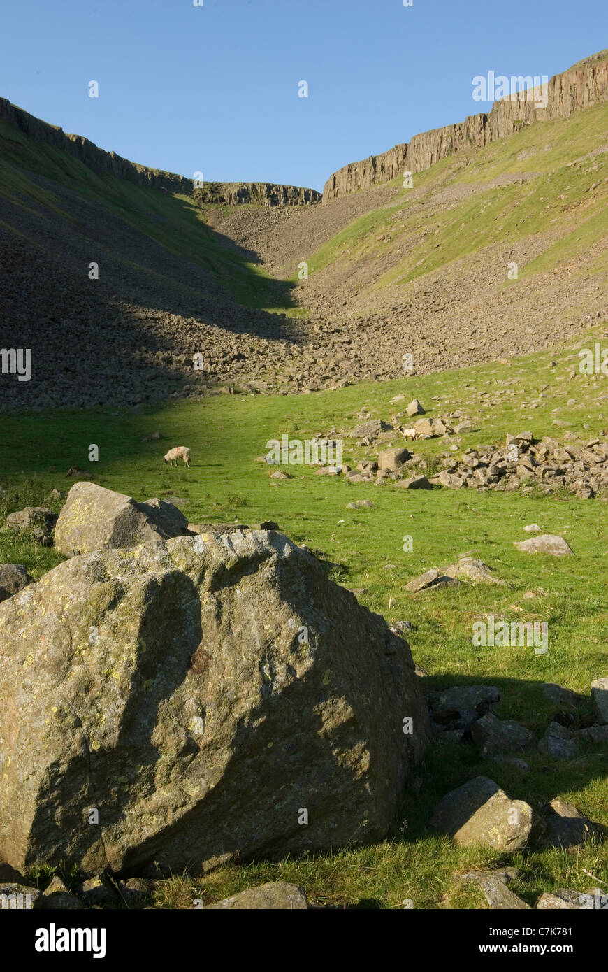 High Cup Nick from High Cup Gill, Cumbria, UK Stock Photo - Alamy