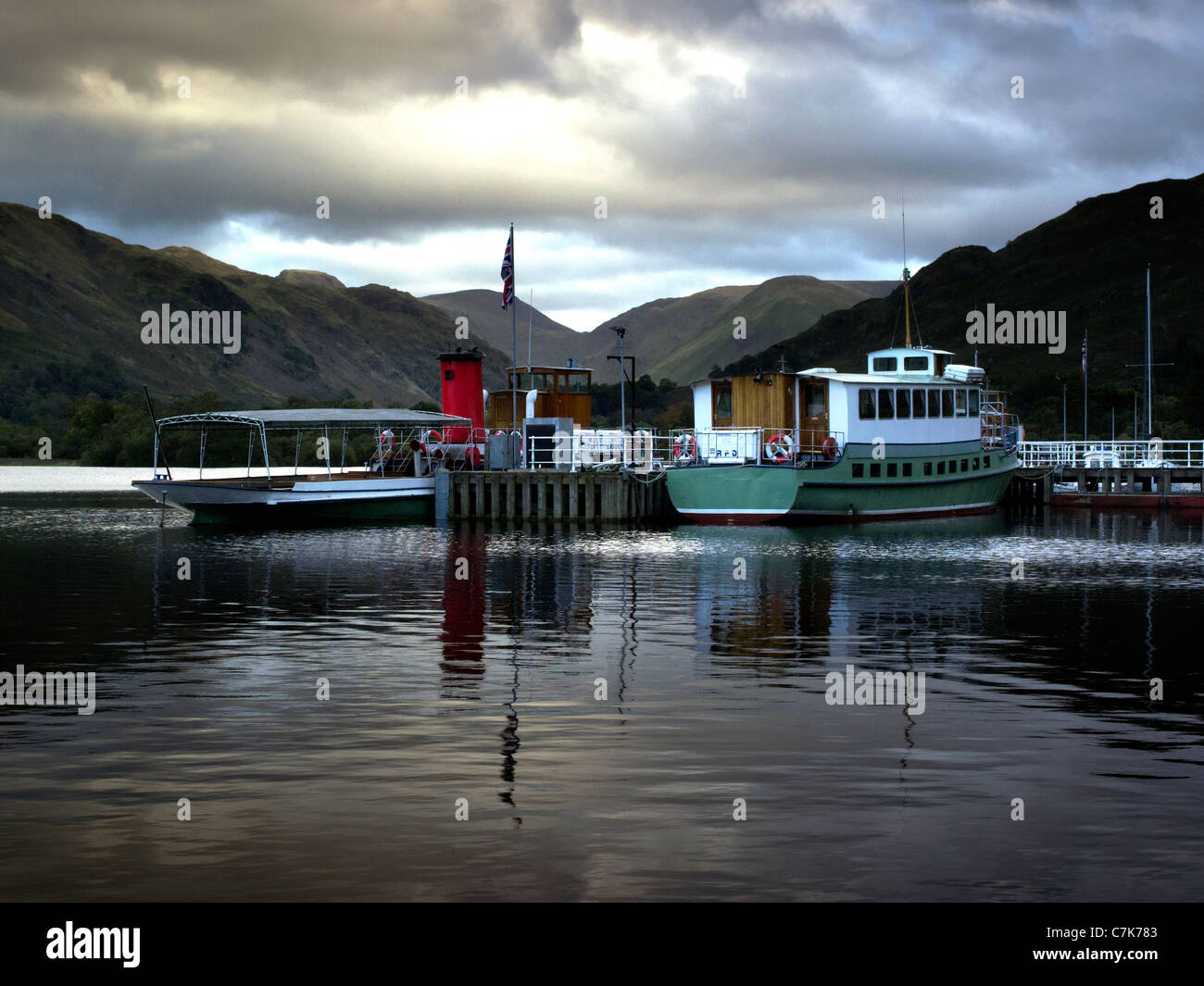 Ullswater steamers at glenridding hi-res stock photography and images ...