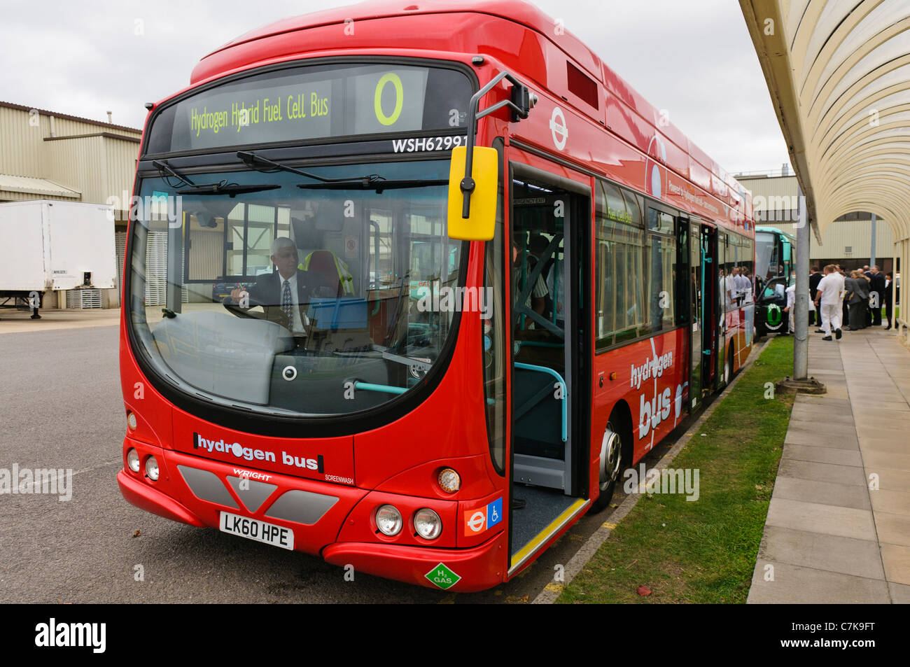 Transport for London hydrogen fuel cell powered bus Stock Photo - Alamy