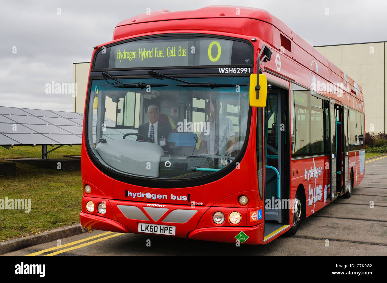Transport for London hydrogen fuel cell powered bus Stock Photo - Alamy