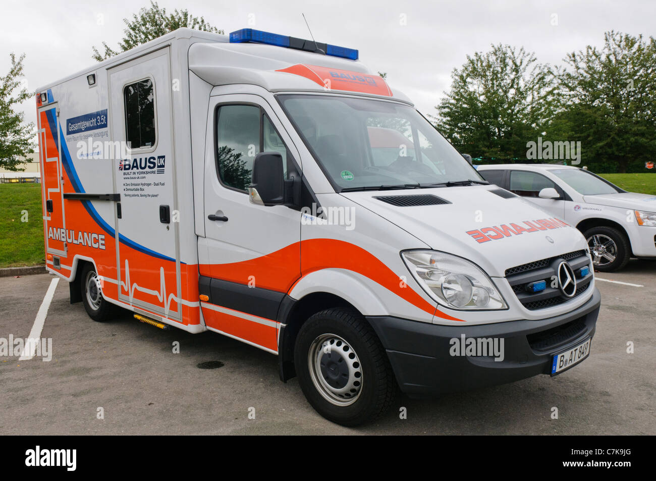 Hydrogen fuel cell powered ambulance Stock Photo - Alamy