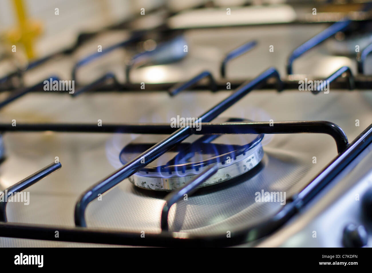 kitchen gas flame Stock Photo - Alamy