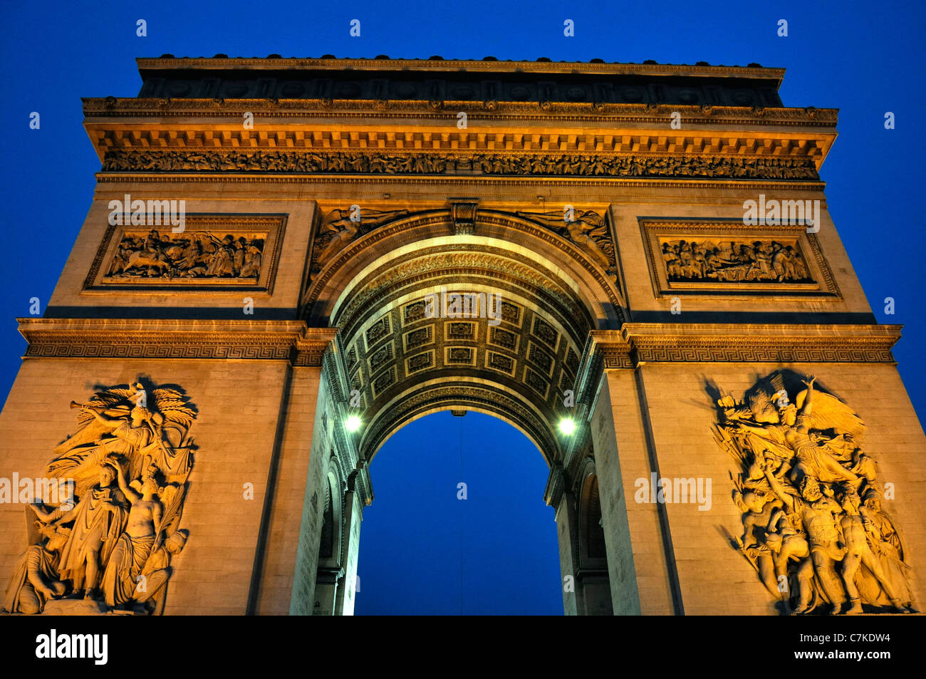 Paris - France Arc de Triomphe Stock Photo - Alamy