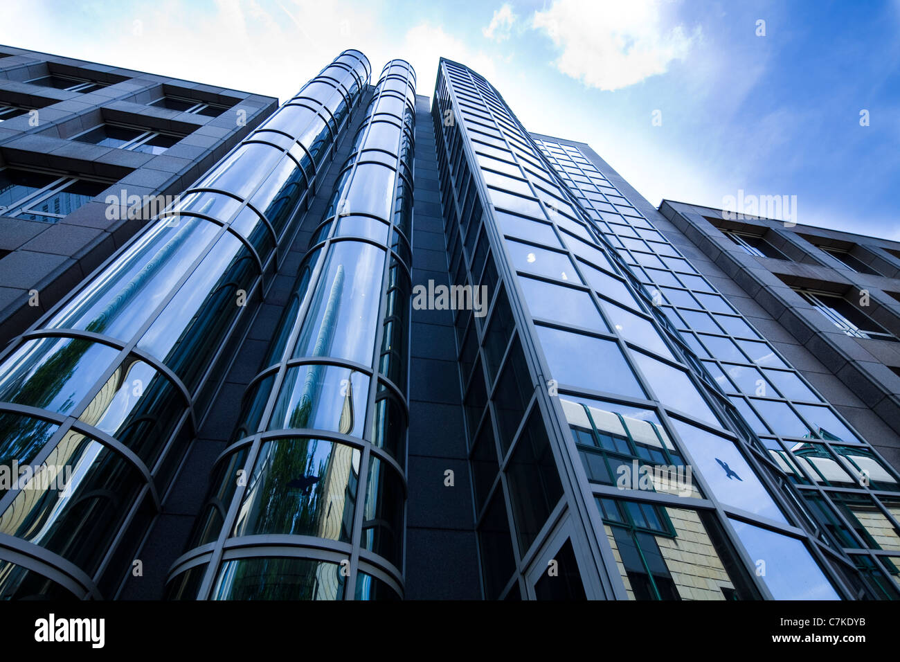 Buildings in perspective Stock Photo - Alamy