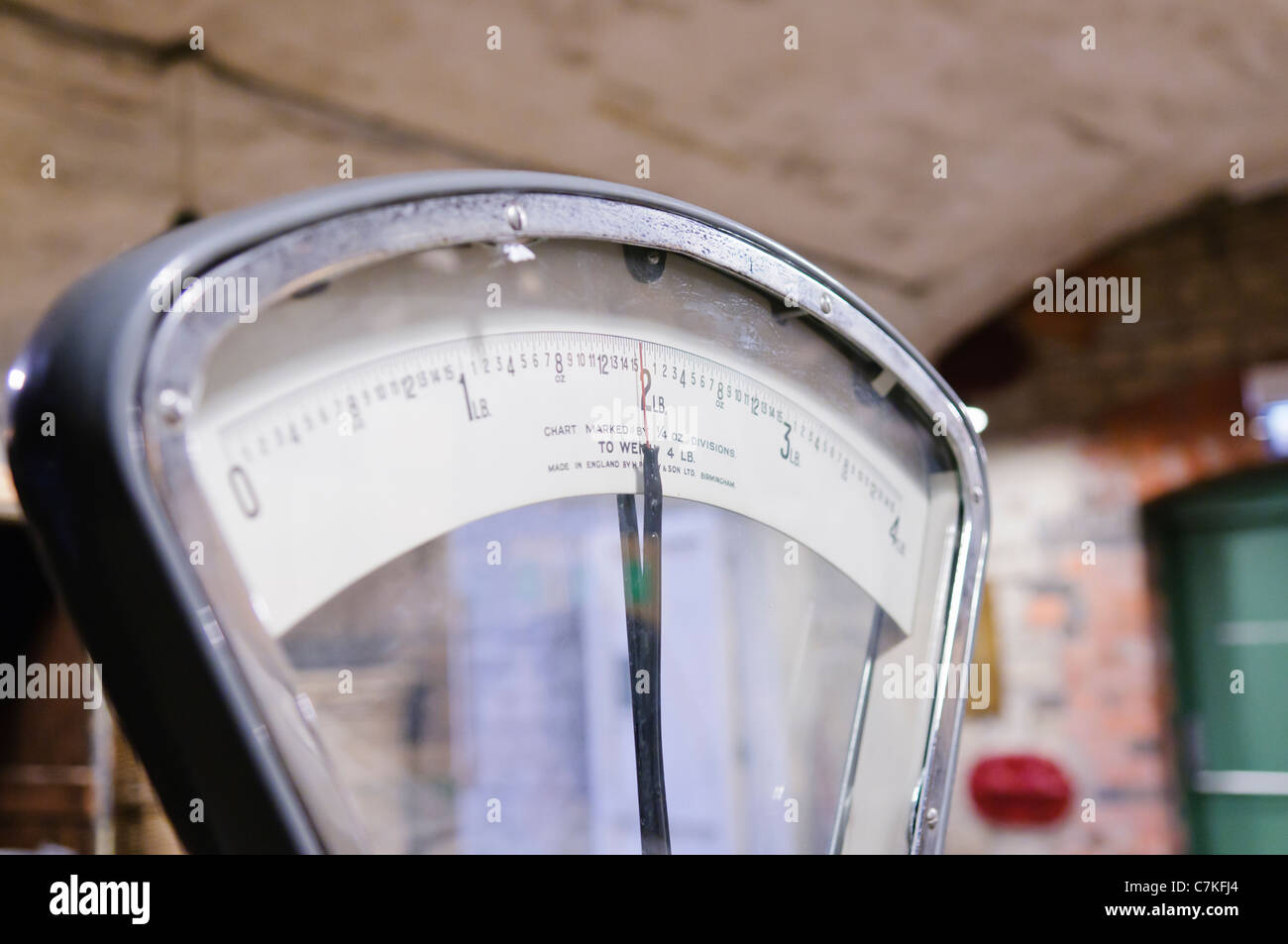 Old fashioned shop weighing hi-res stock photography and images - Alamy