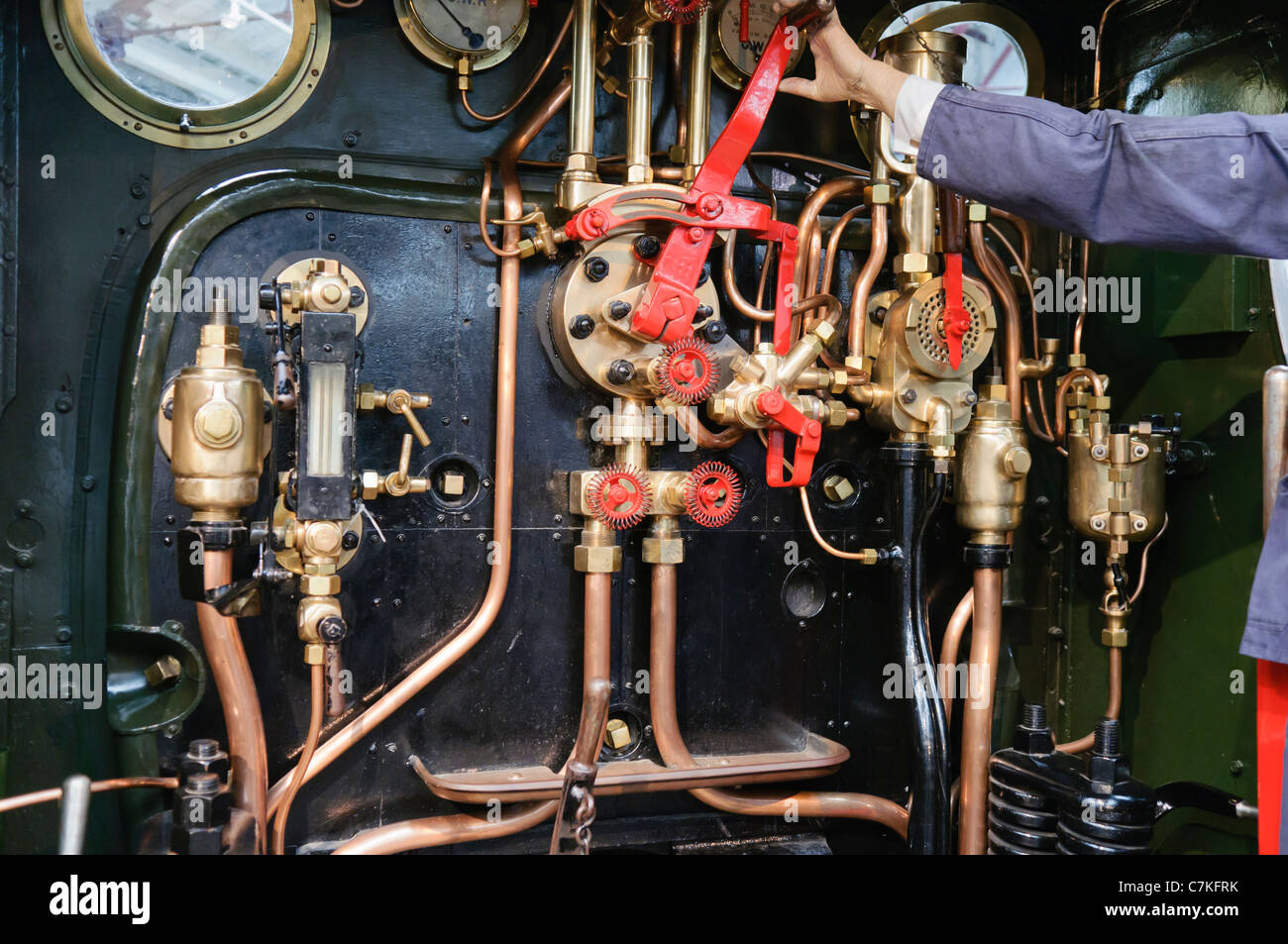 Train controls hi-res stock photography and images - Alamy