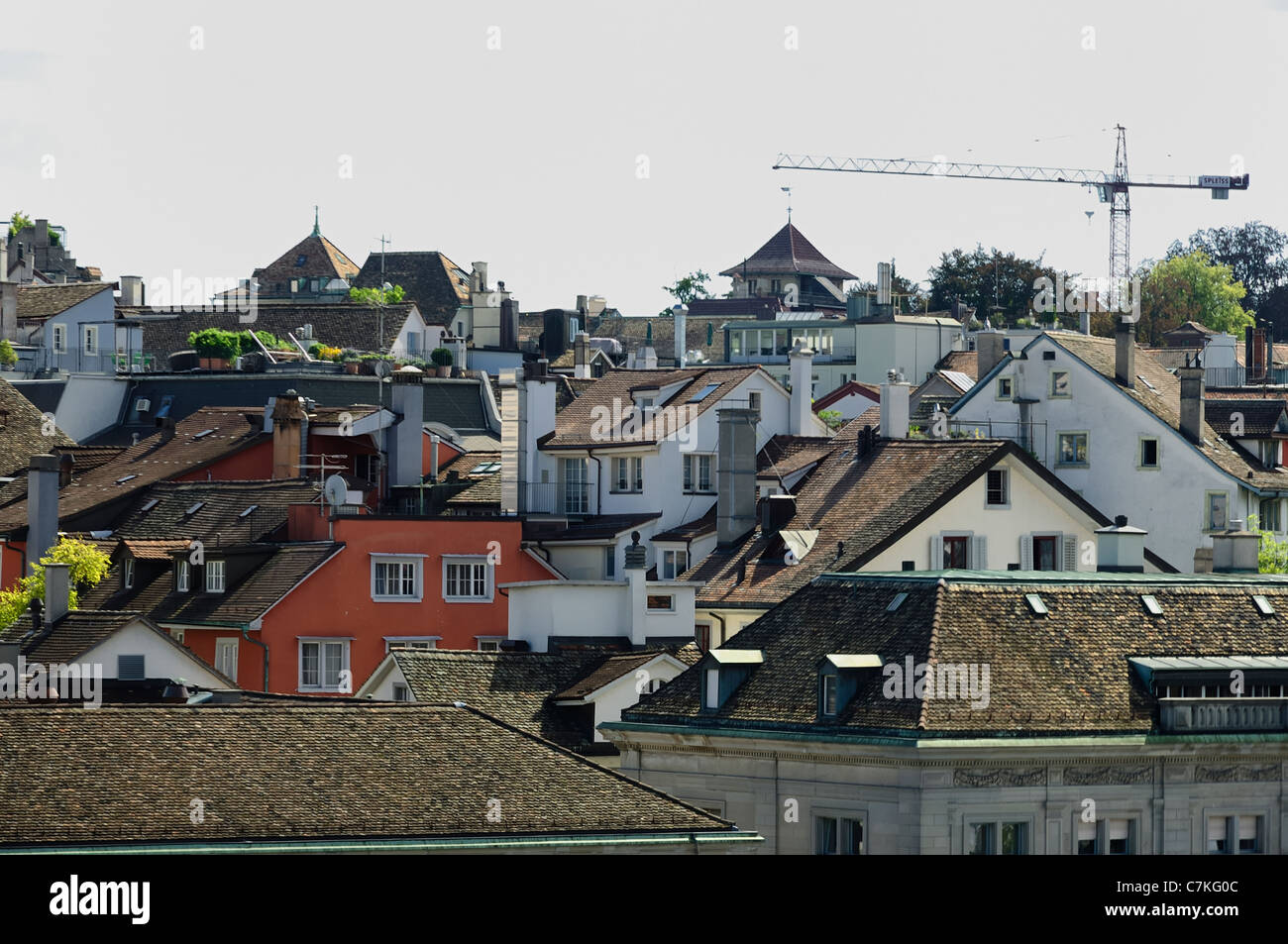 Zurich house mountain hi-res stock photography and images - Alamy