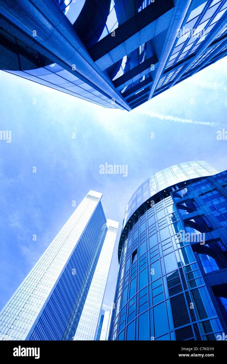 Corporate buildings in perspective Stock Photo - Alamy