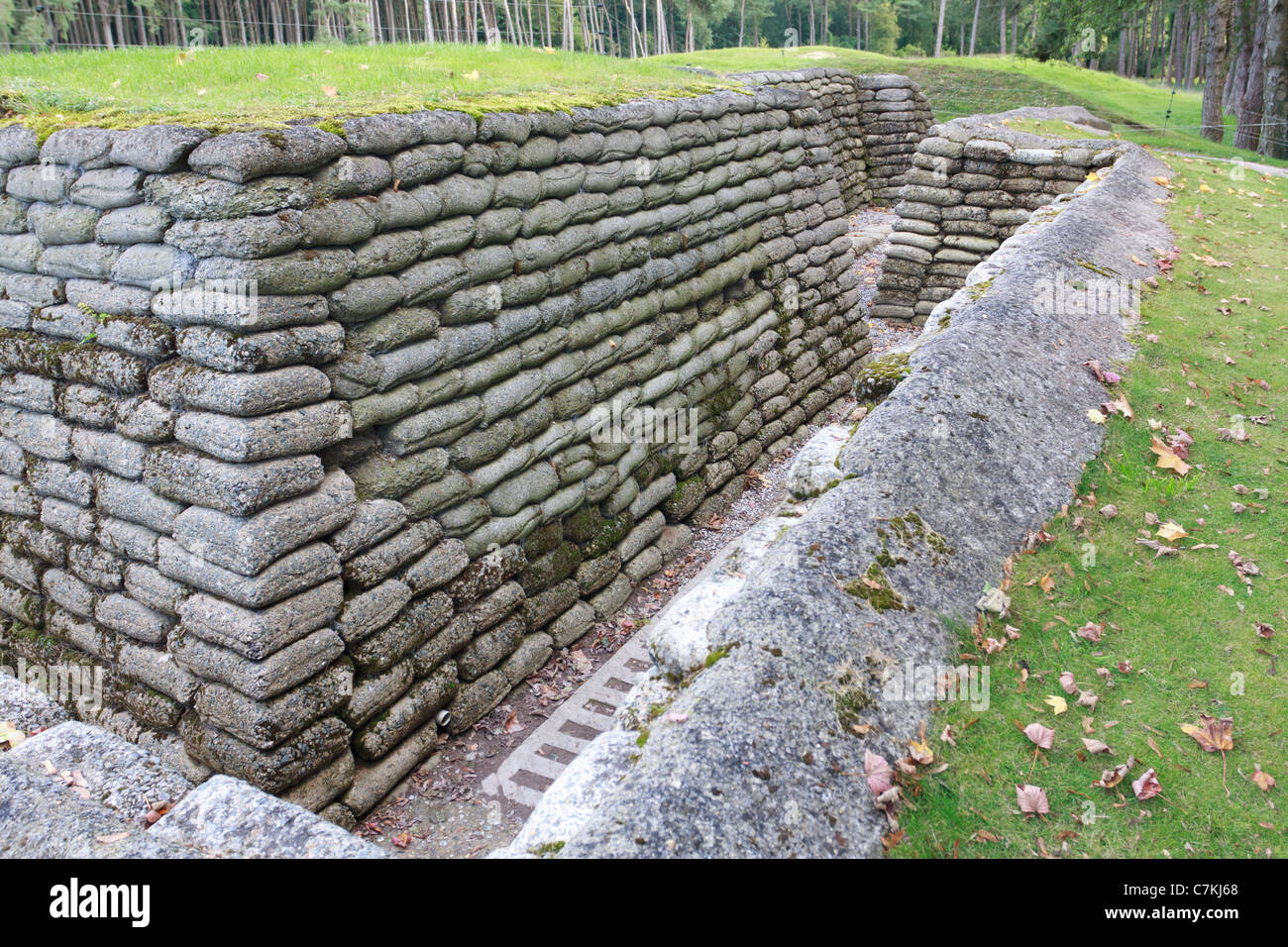 Preserved ww1 trench france hi-res stock photography and images - Alamy