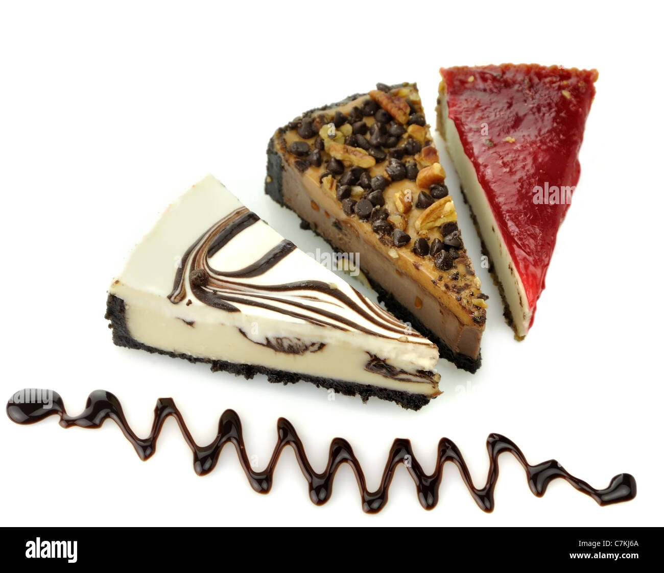 assortment of cheesecake slices Stock Photo - Alamy