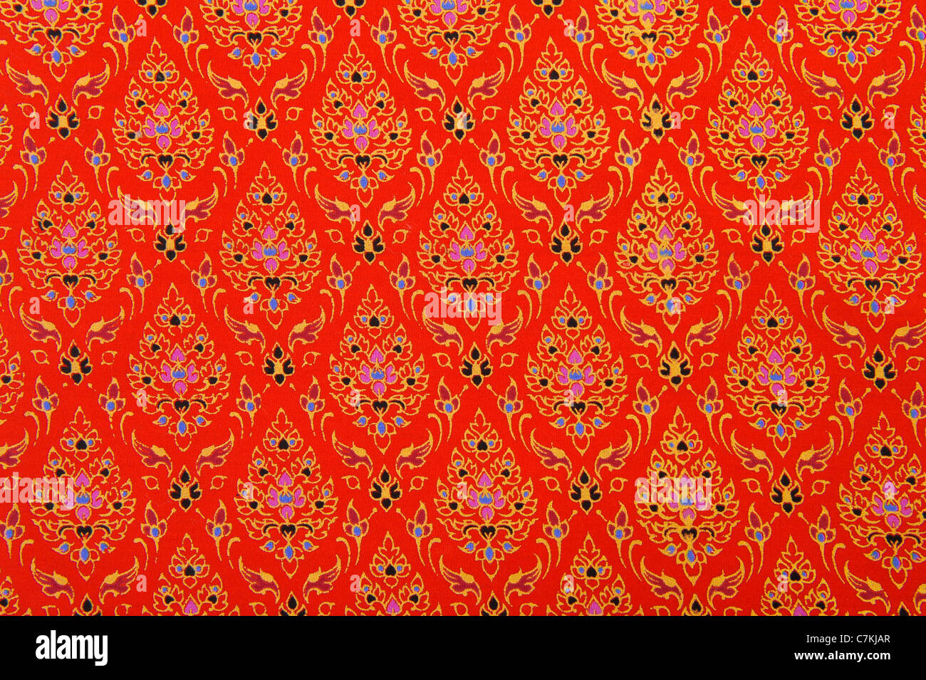 Old style Thai Silk Stock Photo - Alamy