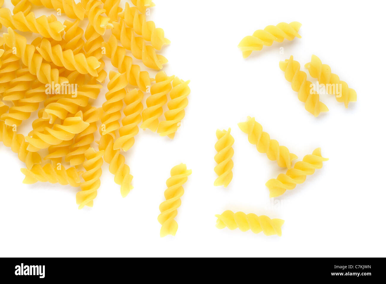 Pasta isolated on white background Stock Photo - Alamy