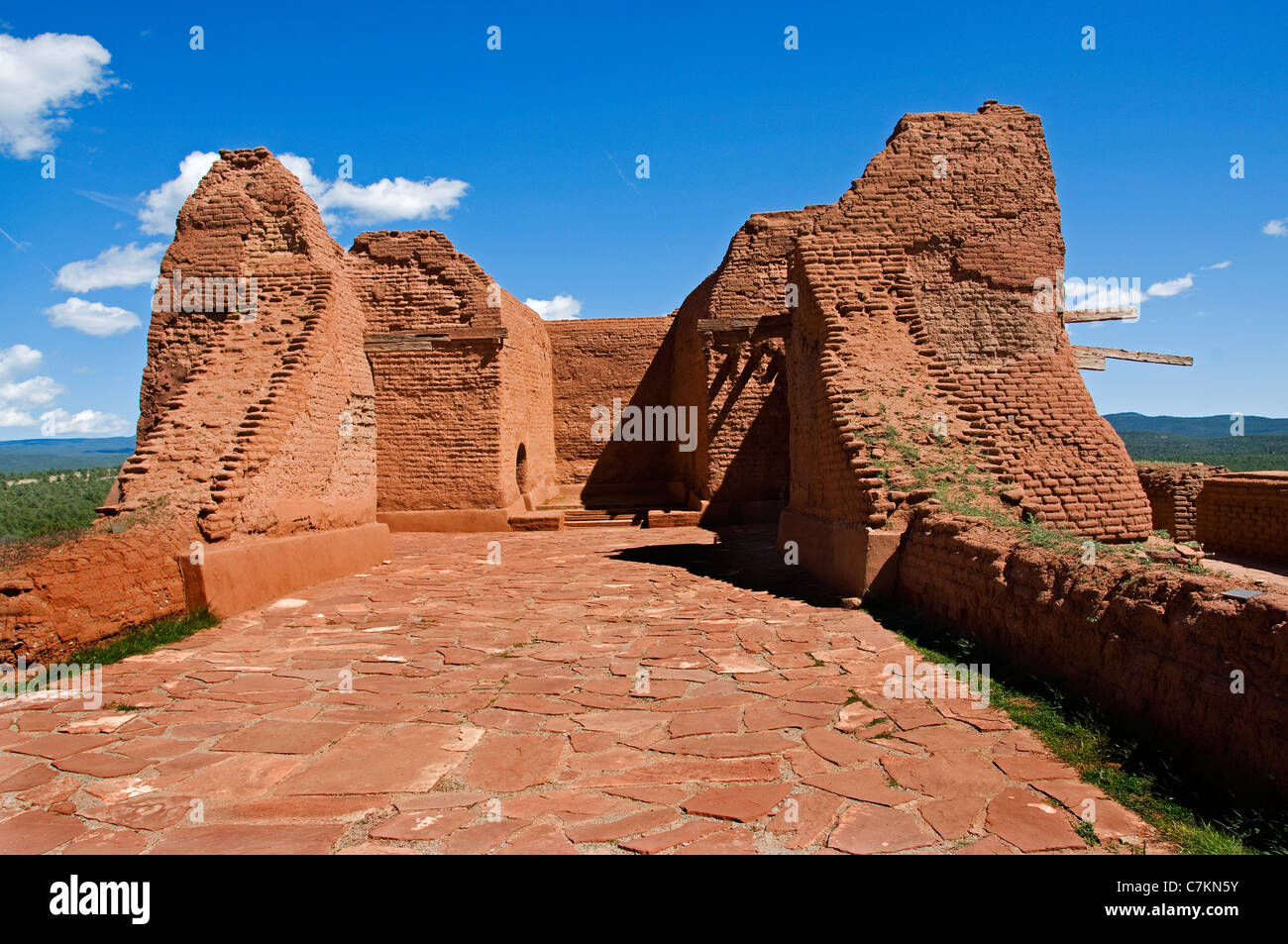 Pecos pueblo church ruins hi-res stock photography and images - Alamy
