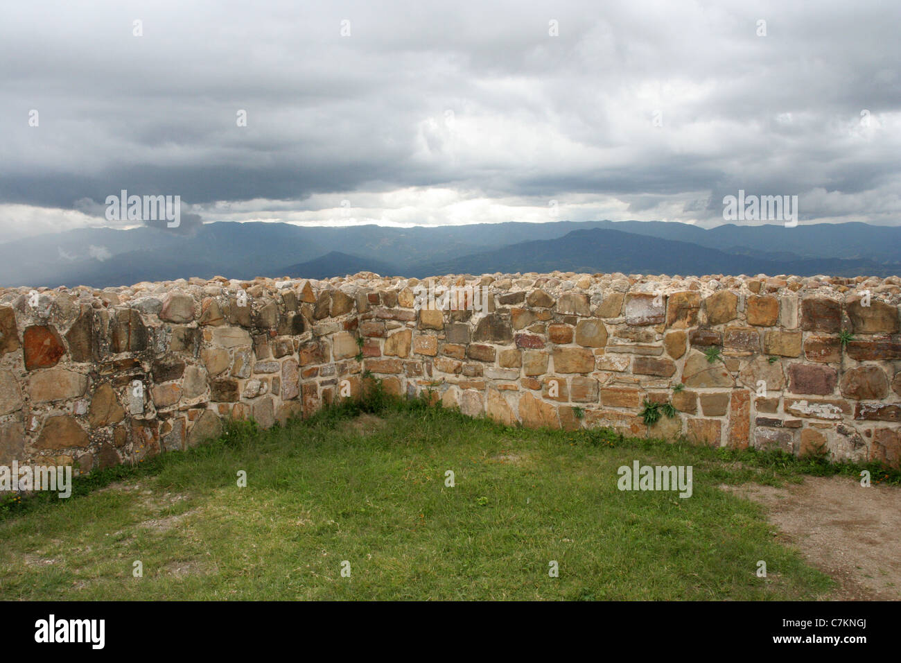 Monte alban, Oaxaca, Mexico. Ancient zapotec city Stock Photo - Alamy