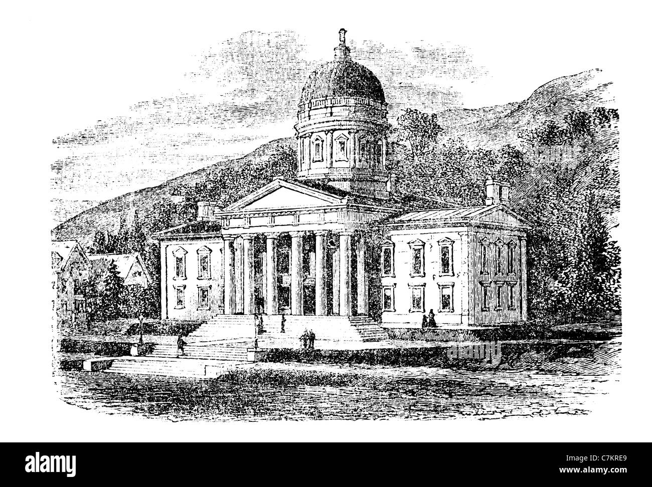 Montpelier capitol building Cut Out Stock Images & Pictures - Alamy