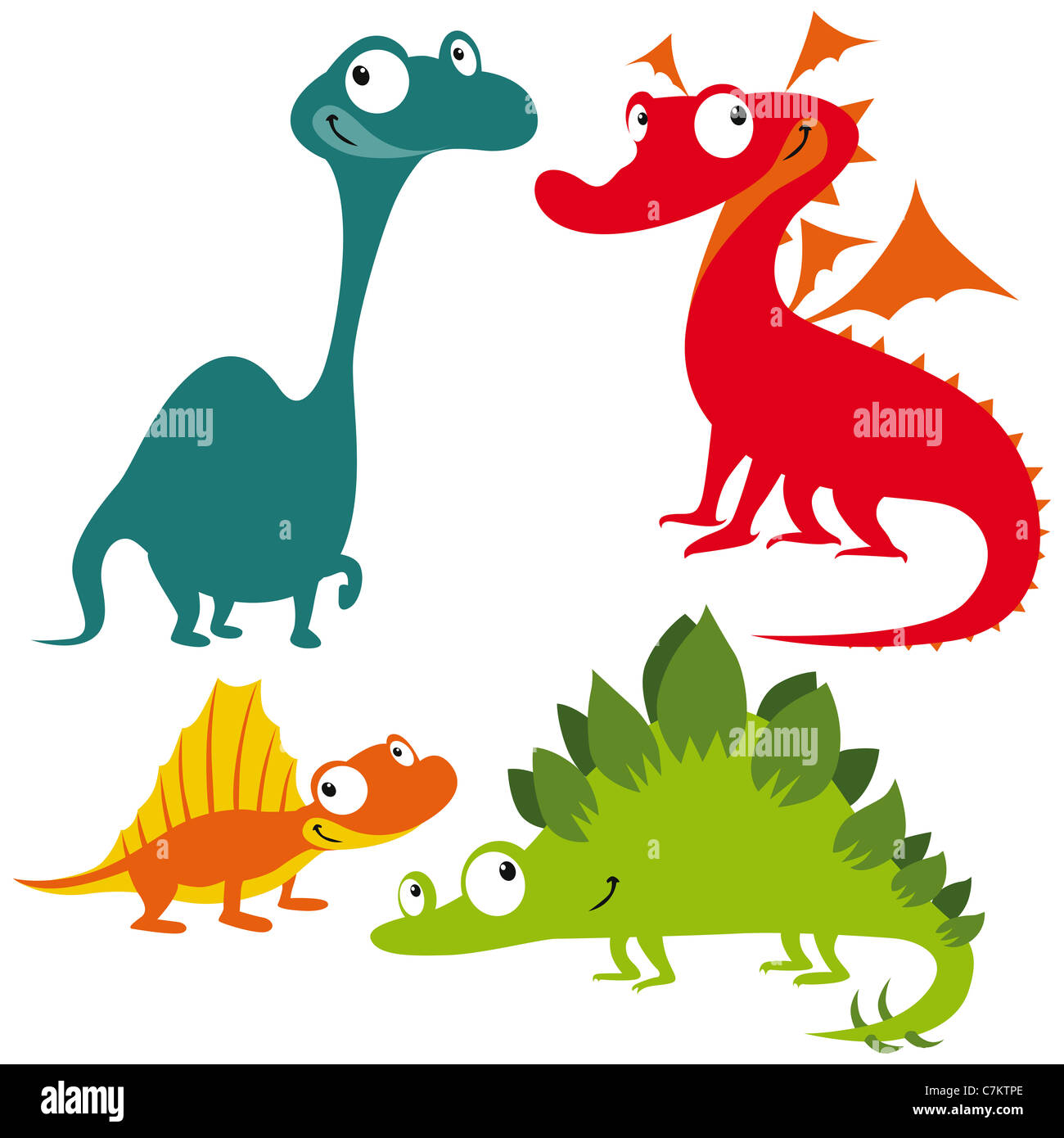 dragon, dinosaur and lizard Stock Photo - Alamy